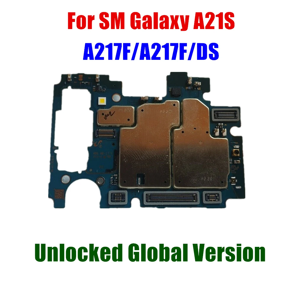 100% placa mãe original para samsung galaxy a21s a217f desbloqueado ...