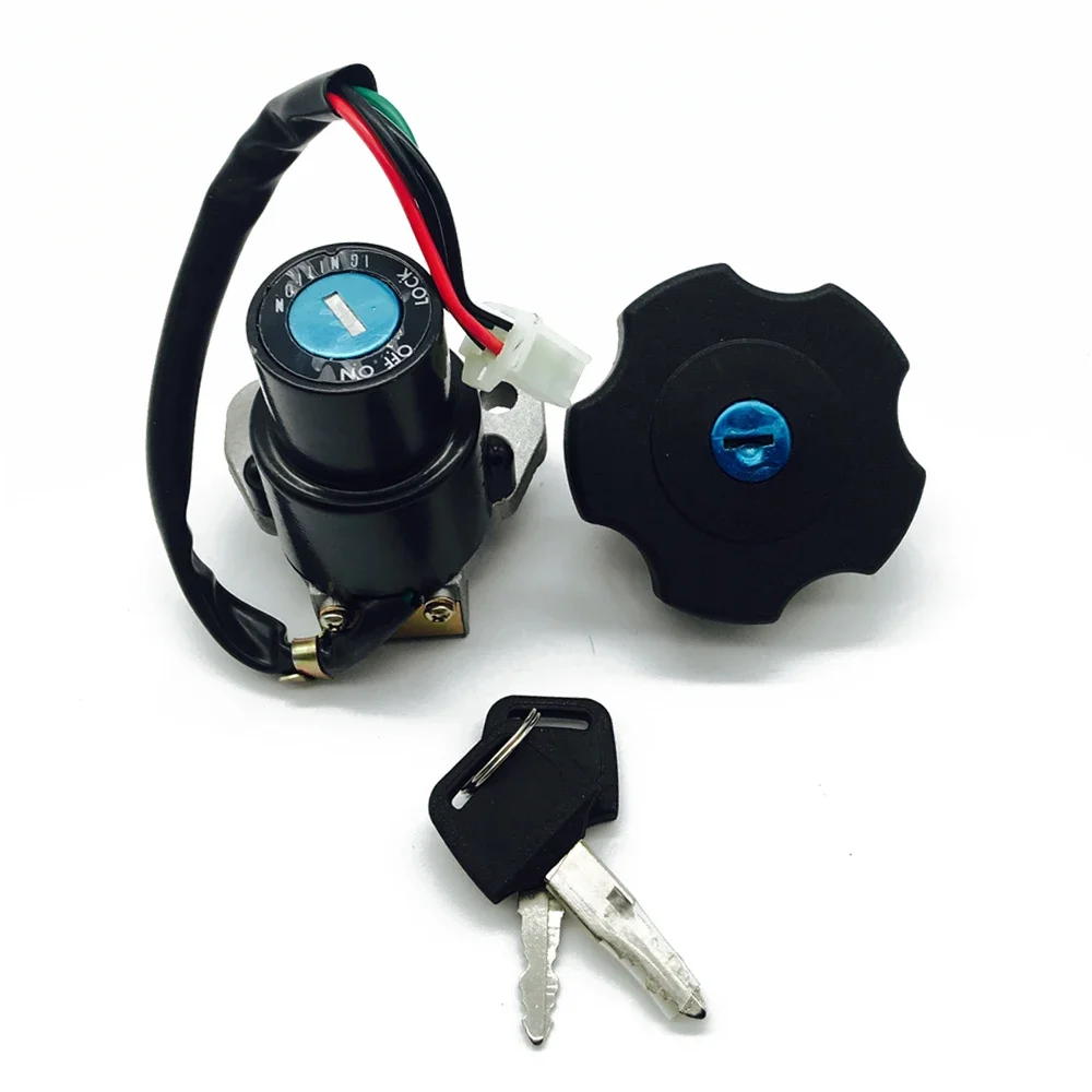 Motorcycle-Ignition-Switch-Fuel-Gas-Cap-Lock-Key-Kit-For-Yamaha-DT200 ...