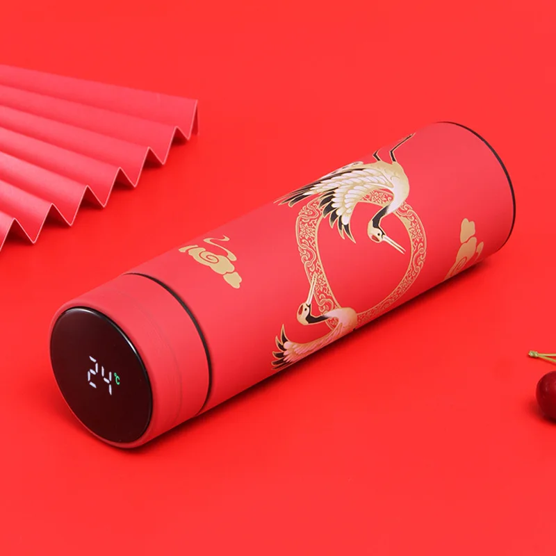 Termo-Digital-Retro-de-500ml-botella-de-agua-t-rmica-de-estilo-chino ...