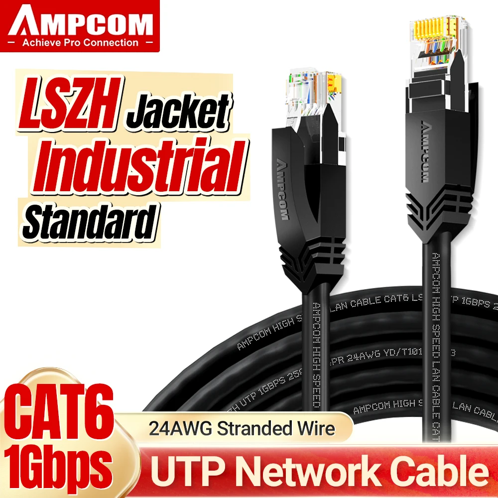 AMPCOM-RJ45-Ethernet-Cable-Cat6-Lan-Cable-24AWG-UTP-CAT-6-RJ-45-Network ...