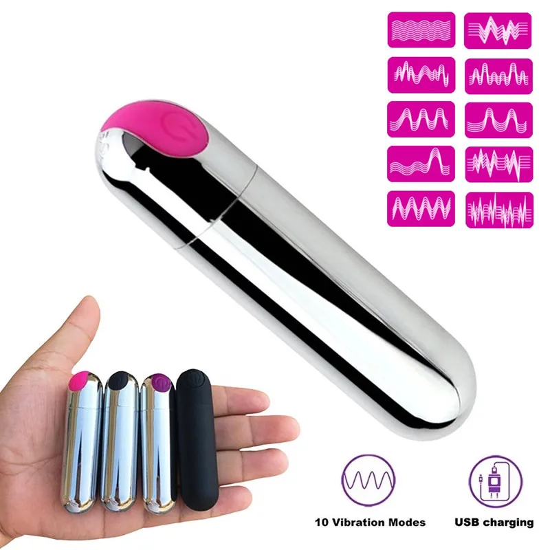 G Spot Bullet Vibrators For Women Usb Charge Small Sex Toys Powerful