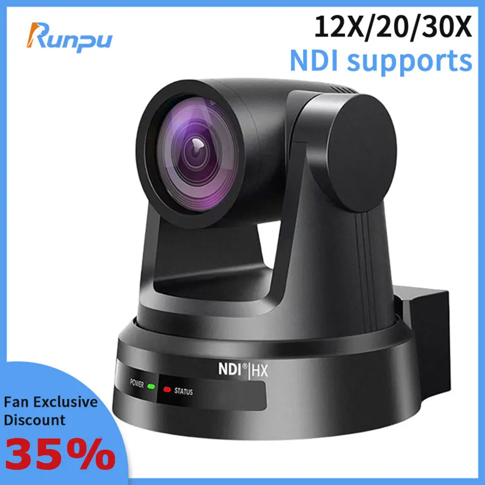 Church Broadcasting Ndi|hx Camera 20x Video Conference Camera With Poe ...