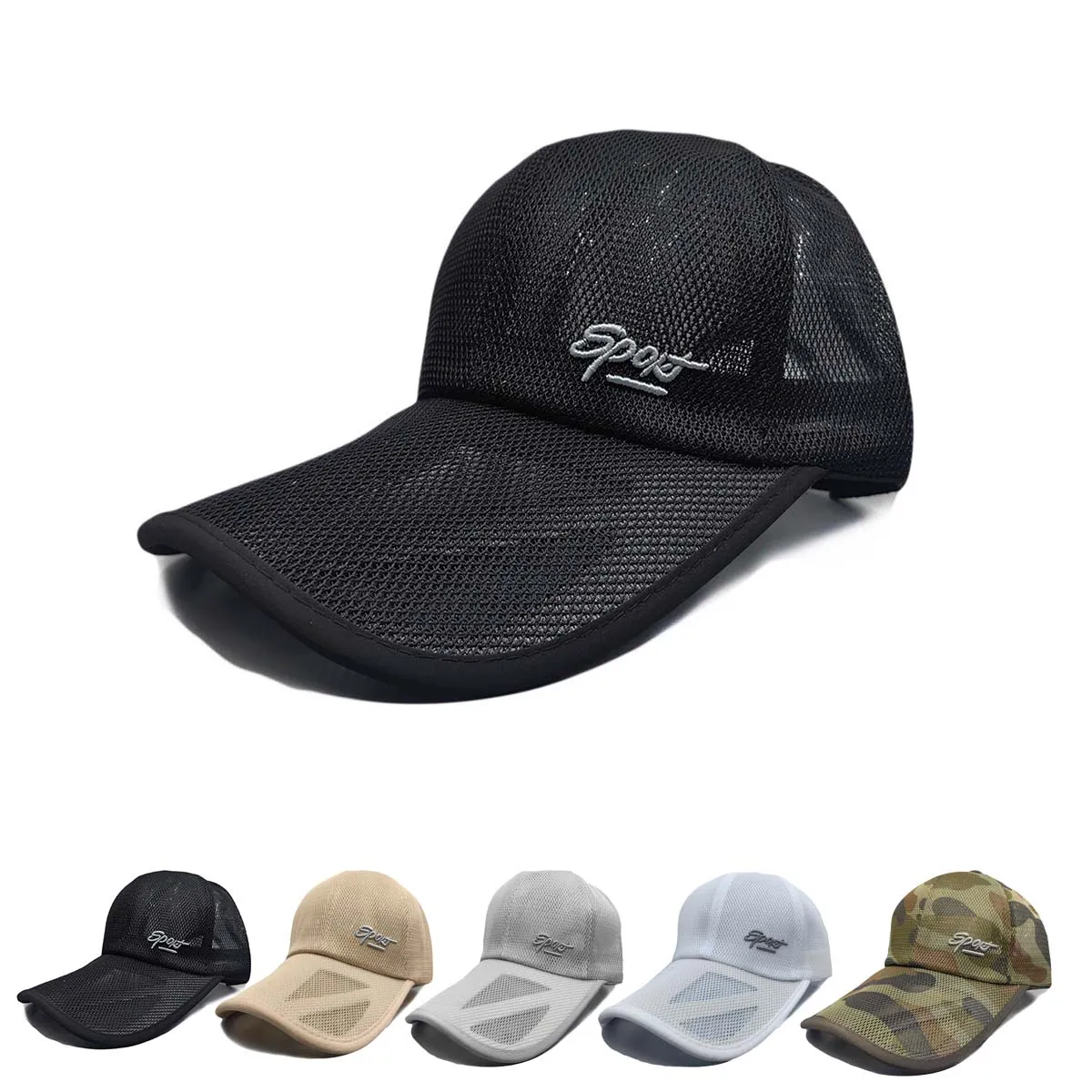 New Summer Grid Baseball Caps for Adults Men Women Casual Outdoor ...