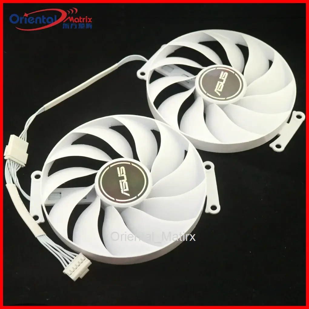 T129215BU 12V 0.50A 90mm VGA Fan For ASUS RTX4060 4060ti DUAL WHITE ...