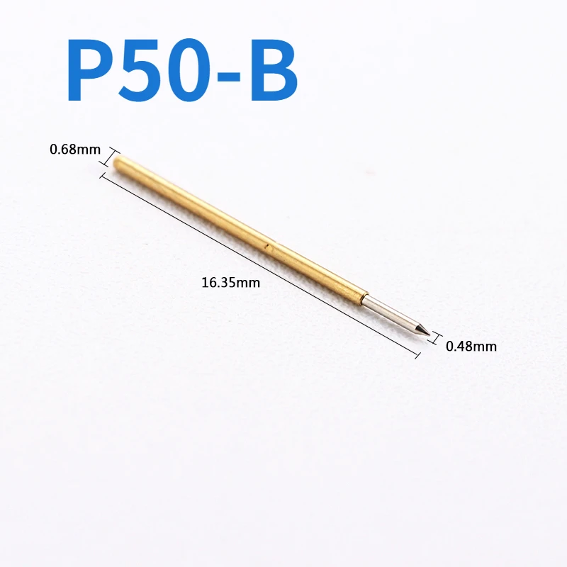 100-Pcs-Pack-P50-B-Nickel-plated-Test-Probe-Outer-Diameter-0-68mm ...