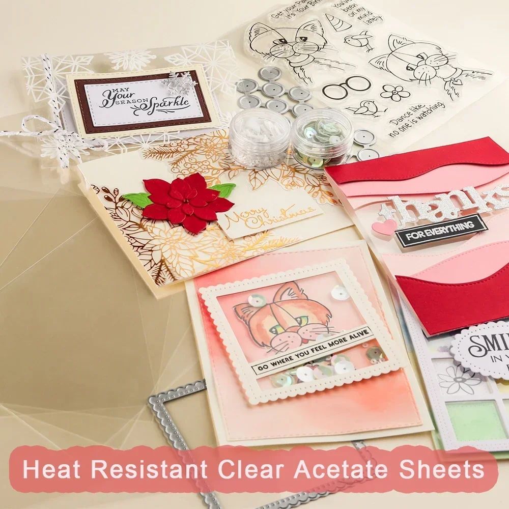 5pcs-lot-0-125-mm-Thickness-Heat-Resistant-Perfectly-Clear-Acetate ...