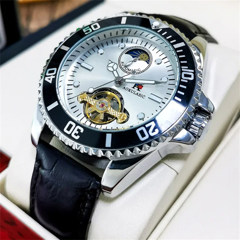 AOKULASIC-Men-Wristwatch-Automatic-Mechanical-Military-Sport-Tourbillon ...
