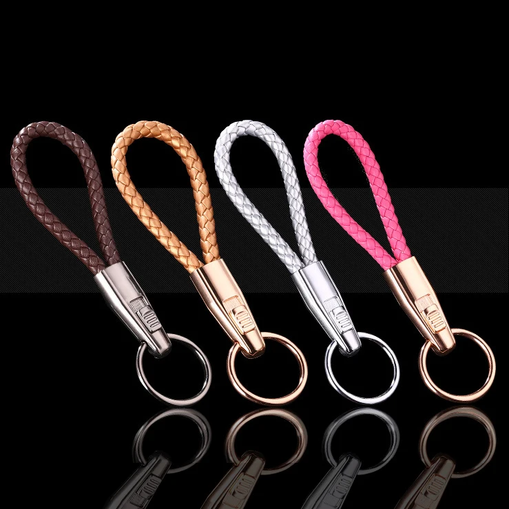 Jobon-Trendy-Keychain-Braided-Rope-Car-Key-Chain-Men-Women-Luxury-for ...