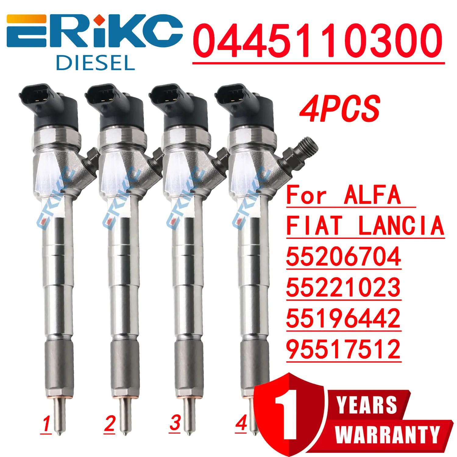 4PC-0-445-110-300-Diesel-Fuel-Injector-0445110300-for-ALFA-ROMEO-FIAT ...