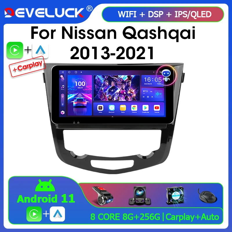 2Din-10-33-Nissan-J11-i-in-Android-11-araba-radyo-Qashqai-Trail-Rogue ...