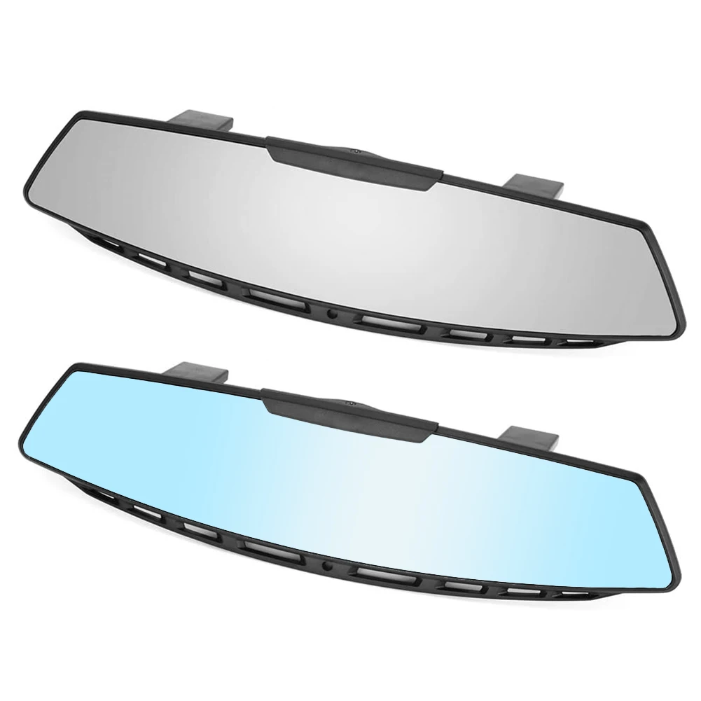 12" Car Rearview Mirrors Universal Interior Clip On Panoramic Rear View ...
