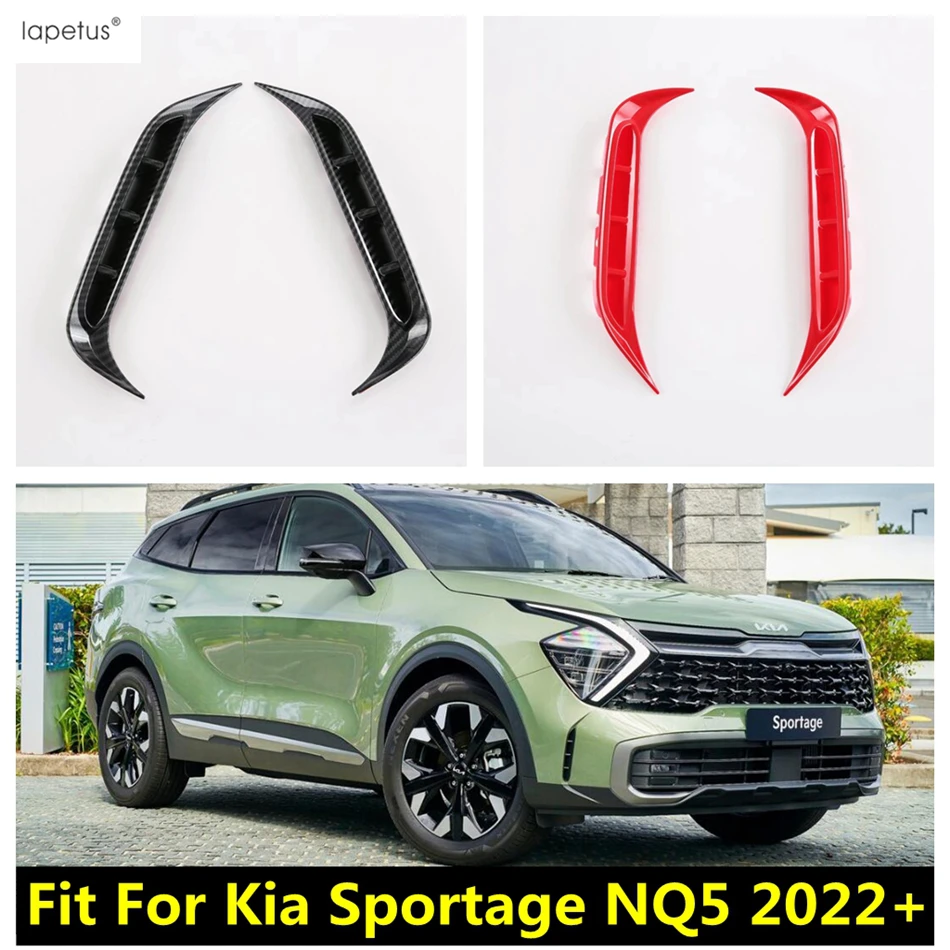 Front-Bumper-Fog-Lamp-Light-Eyebrow-Side-Air-Vent-Intake-Cover-Kit-Trim ...