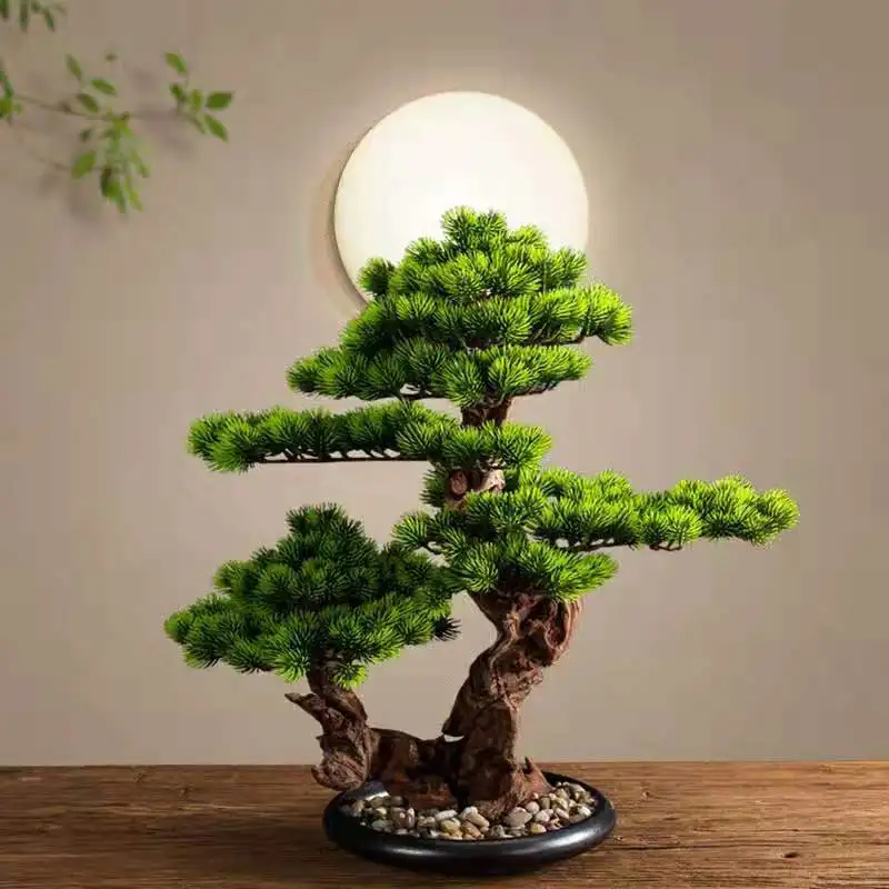 Chinese-Style-Simulation-Welcome-Pine-Fake-Tree-Anti-Real-Plant-Hall ...