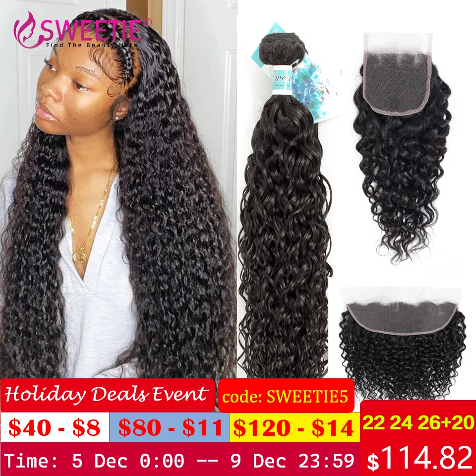 Brazilian Human Hair Weave Frontal Lace | Deep Curly Human Hair Bundles ...