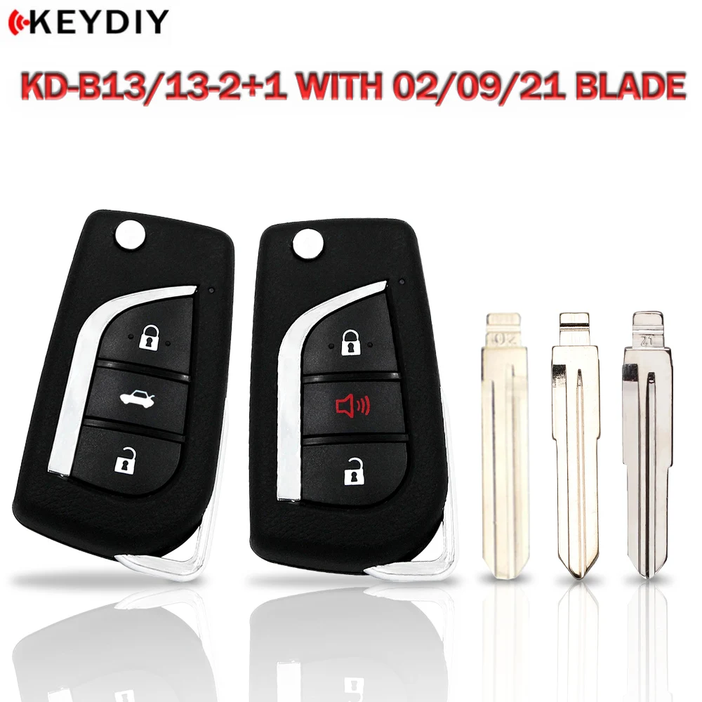 1/5/10/15 Pcs Kd B13//-2+1 Car Key With 02#/09#/21# For Ft Kd900/kd ...