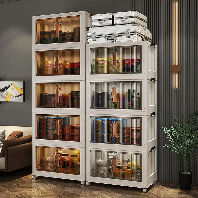 Folding-Storage-Box-Collapsible-Organizing-Bins-With-Lids-Latch ...