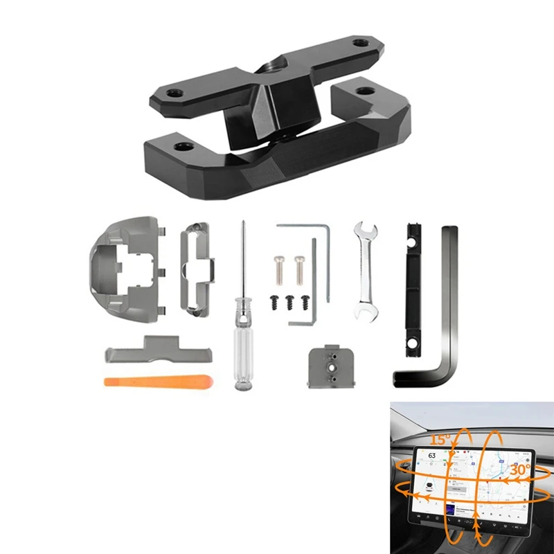 For Tesla Model 3 Model Y Screen Swivel Mount Bracket Center Console ...