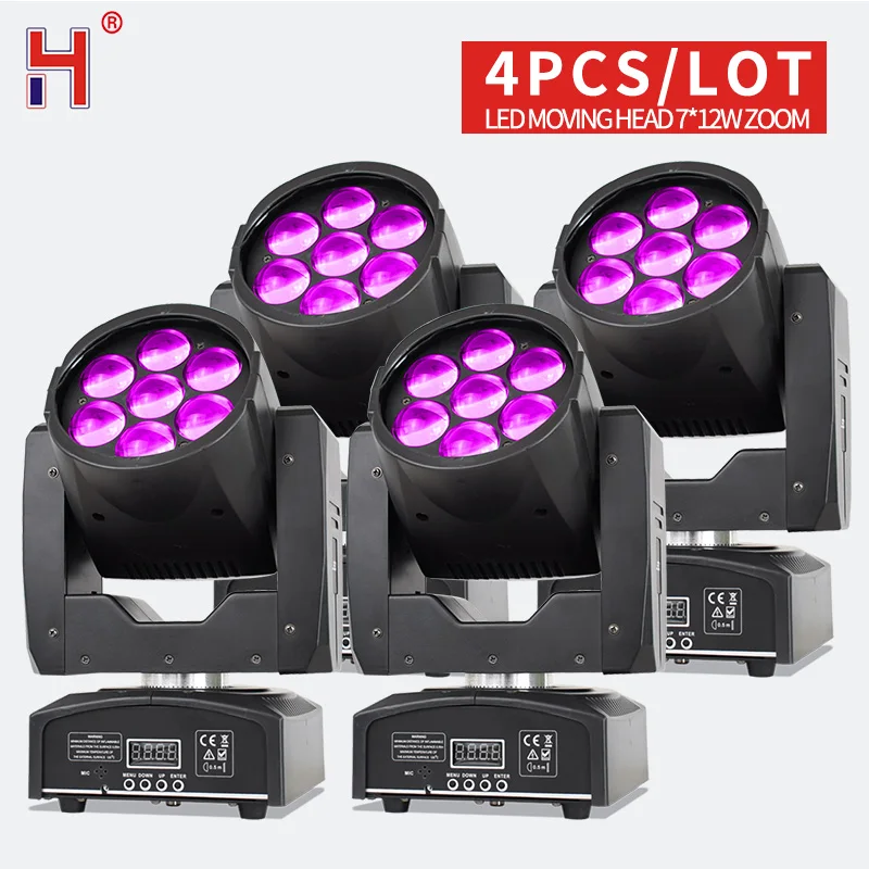 DMX-Lights-LED-Moving-Head-Spot-Mini-Lyre-Zoom-Wash-Fixture-With-7-12W ...