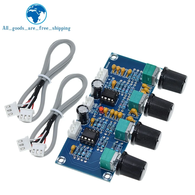 XH-A901 NE5532 Tone Board Preamp Pre-amp With Treble Bass Volume ...