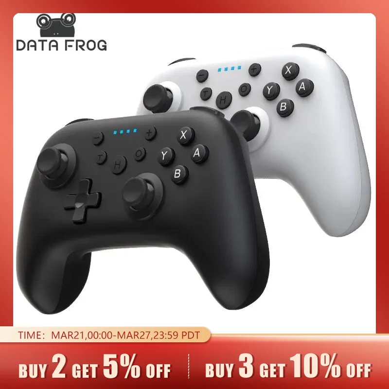 DATA FROG Wireless Game Console For Switch Pro Controller Gamepad For ...