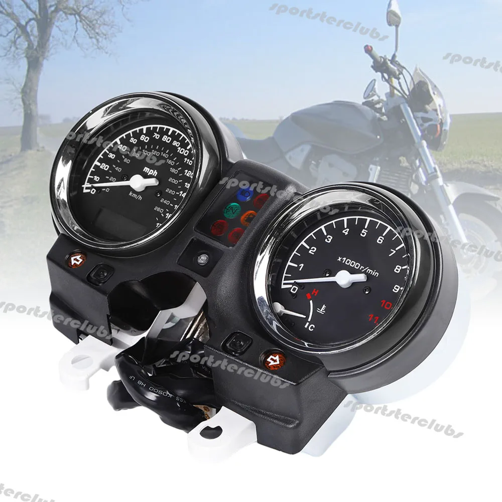 Motorcycle-Speedometer-Tachometer-Gauge-Cluster-Instrument-Assembly-For ...