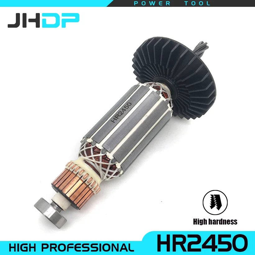 AC220V Armature Assembly Replacement For Makita HR2450 HR2455 HR2445 ...