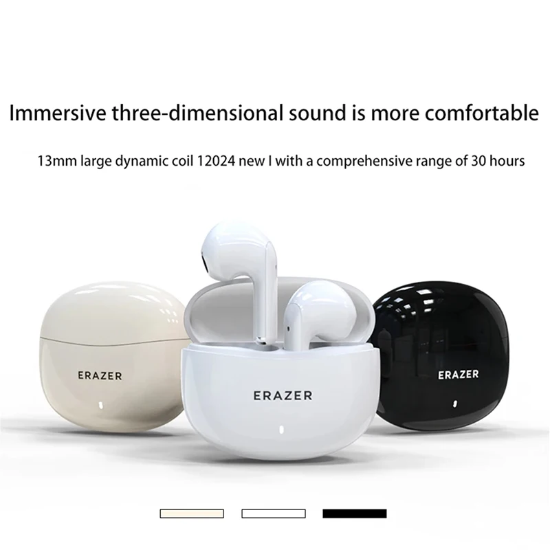 ERAZER-Semi-In-ear-Bluetooth-Earphones-V5-3-Earphones-TWS-Latest-Stereo ...