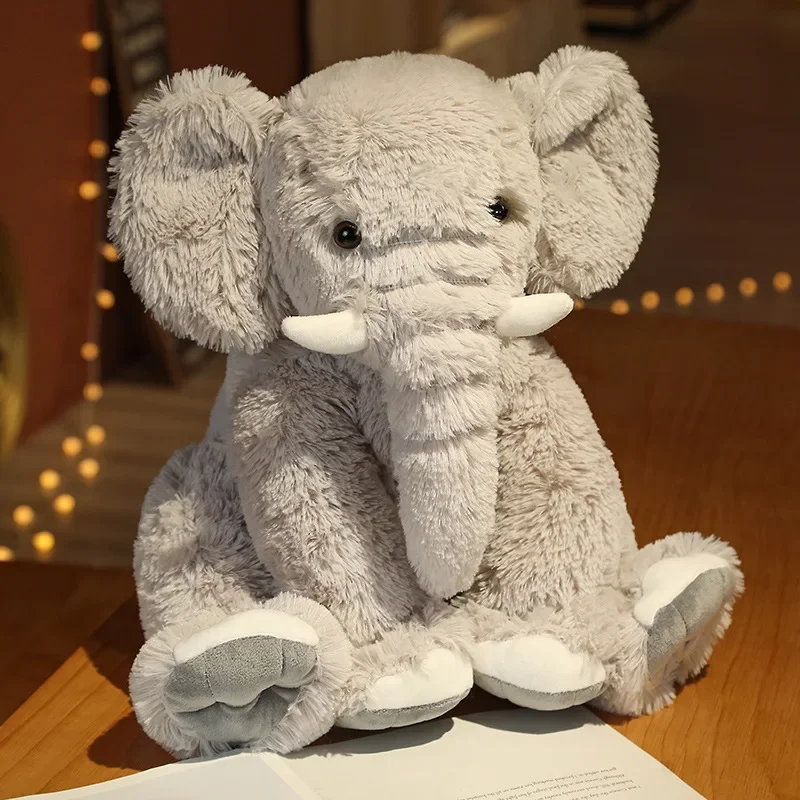 45CM Soft Elephant Plush Large Elephant Toy Stuffed Animals Plushies ...