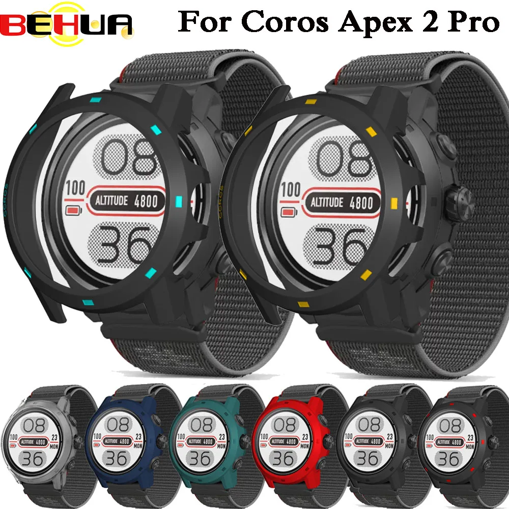 BEHUA Protective Case For COROS Apex 2 Pro Apex2 2PRO SmartWatch Screen ...