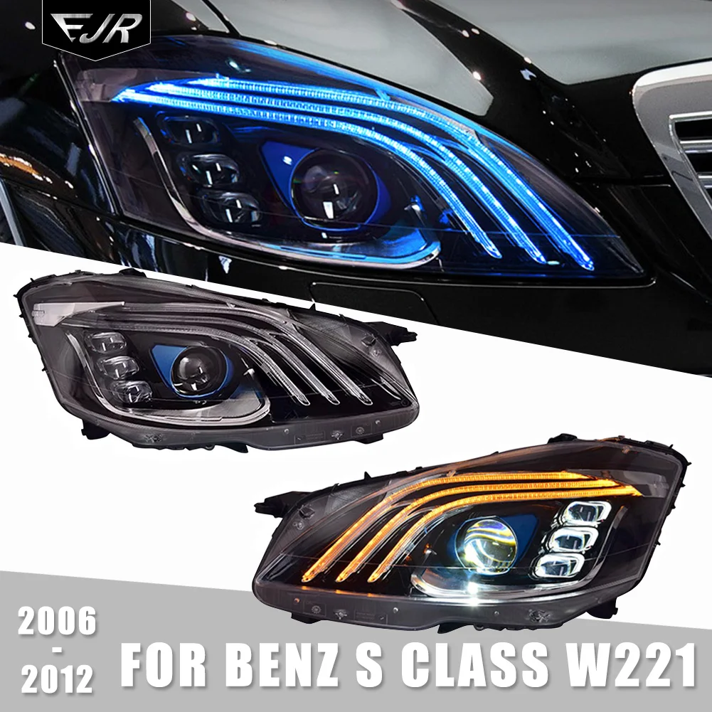 For-Mercedes-Benz-S-Class-W221-2006-2012-Headlight-Assembly-Upgrade-to ...