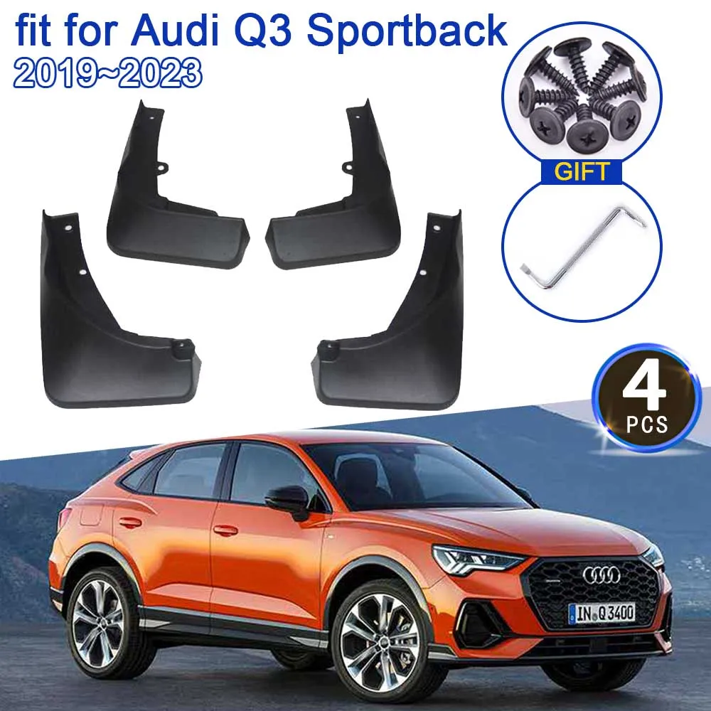 For Audi Q3 Sportback F3 S Line 2019 2020 2021 2022 2023 Mud Guards ...