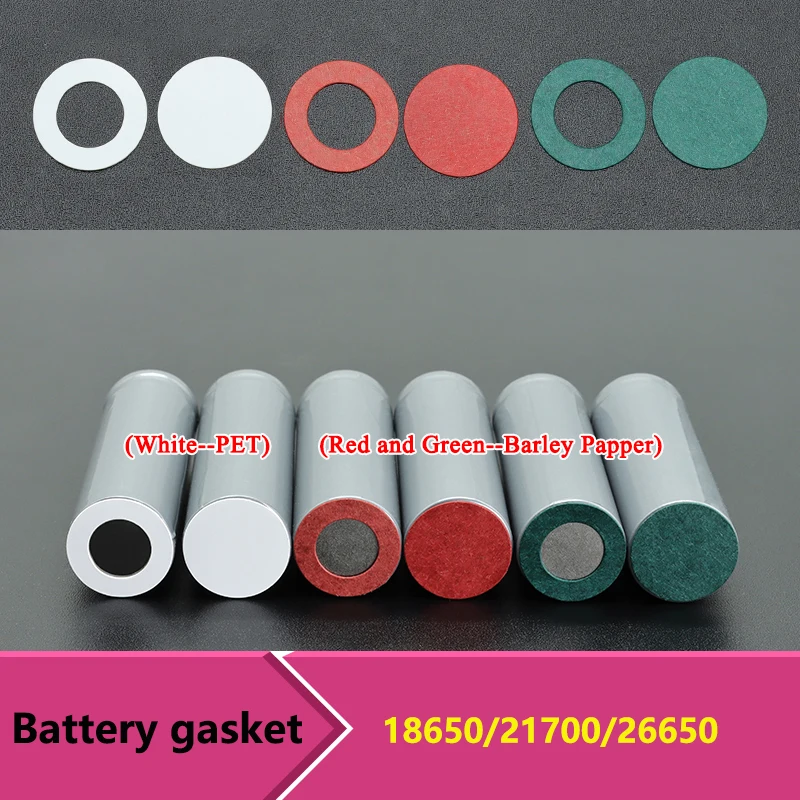 25-500pcs-18650-21700-26650-Li-ion-Battery-Insulation-Gasket-Pack-Cell ...