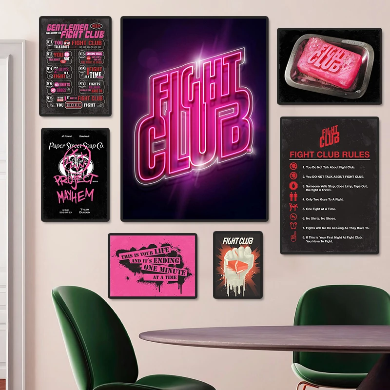 Fight Club Rules Poster