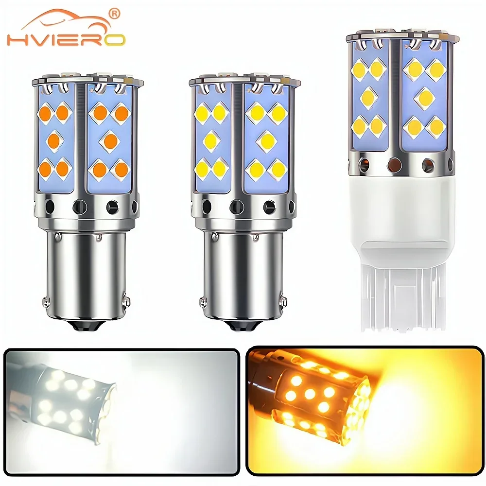 1X-P21W-LED-1156-BA15S-PY21W-BAU15S-35SMD-Bulb-Canbus-Free-Leds-AUTO ...