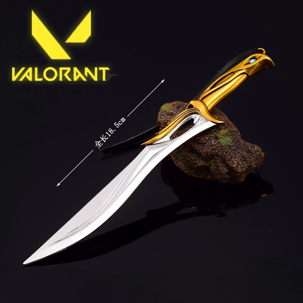 Valorant-Weapon-Sovereign-18cm-Melee-Metal-Sword-Model-Game-Peripheral ...