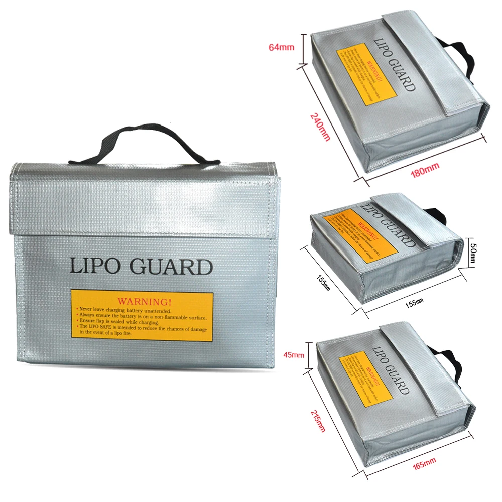 Rc Lipo Battery Safety Bag Protect Case | Parts Accs - Explosion-proof ...