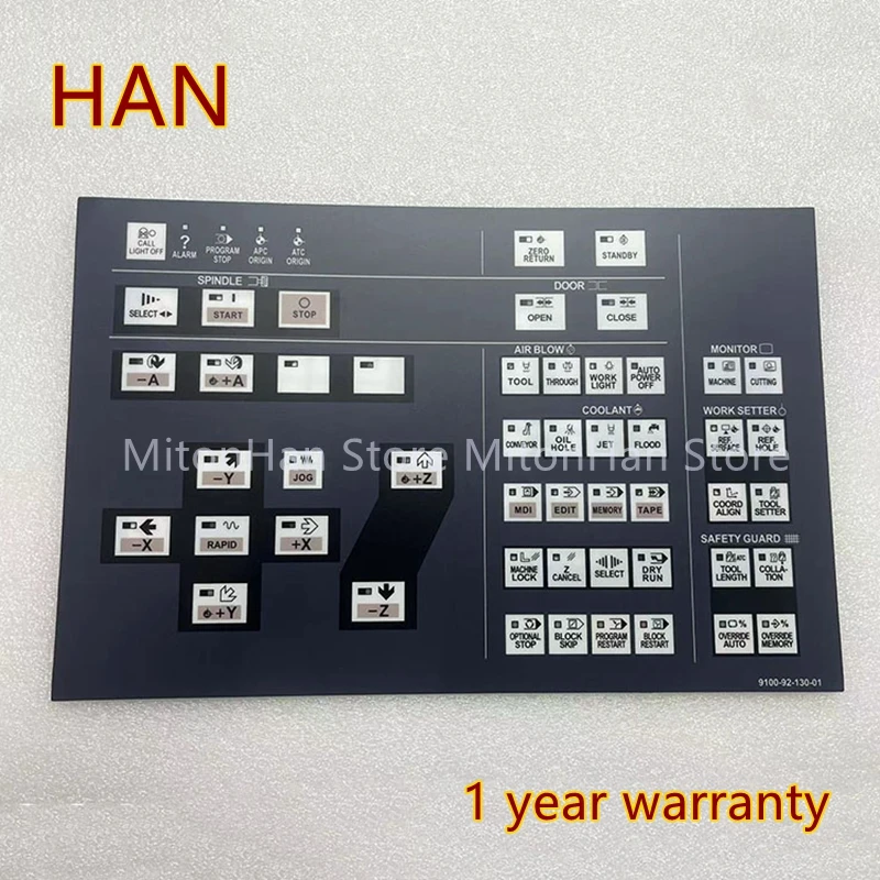 New-For-9100-92-130-01-9100-92-102-01-FANUC-Button-Keypad-film-Hitachi ...