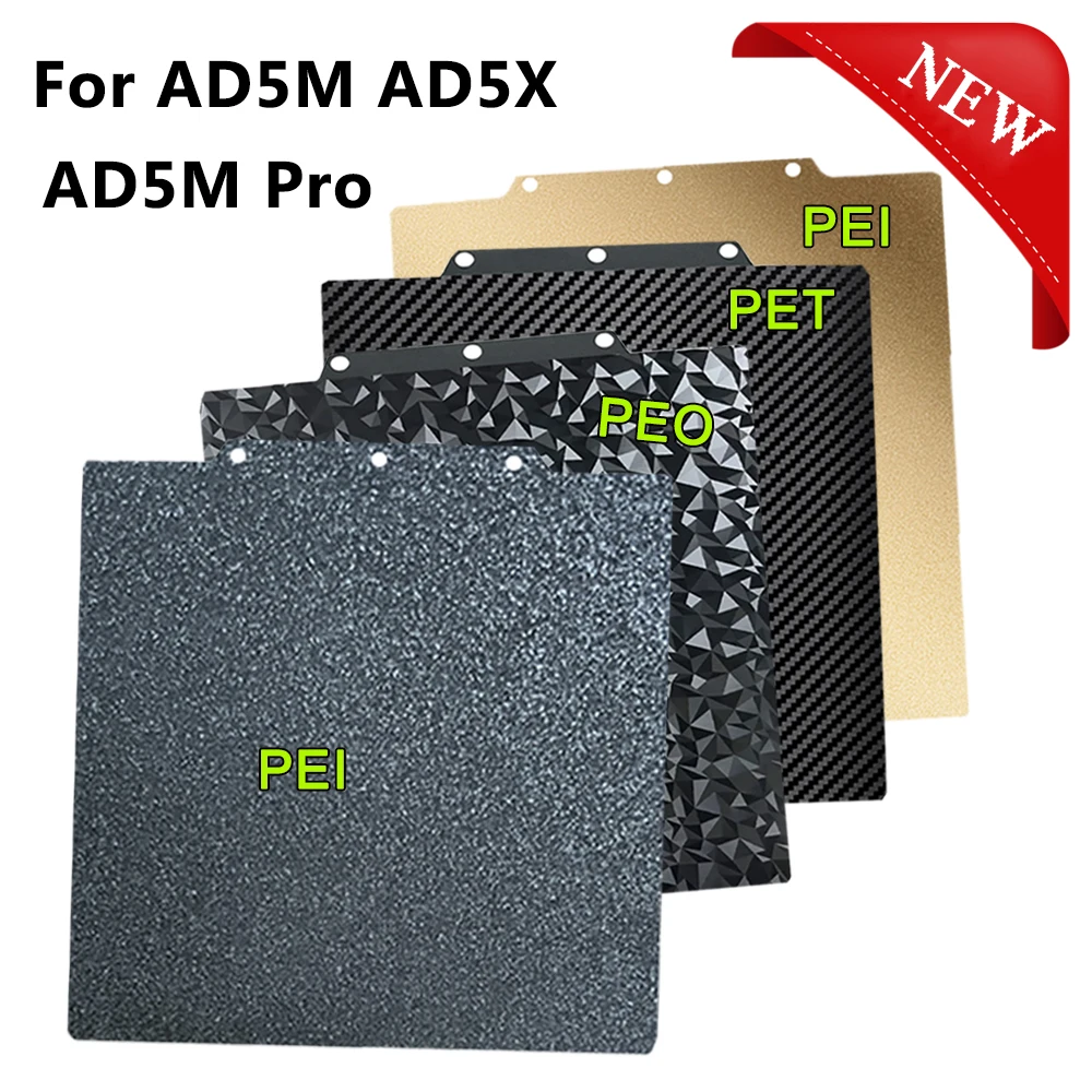 Flexible Textured PEI Bed Sheet AD5M Build Plate for Flashforge ...