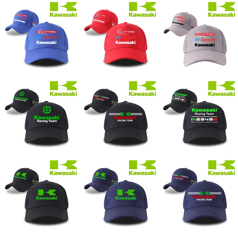 Kawasaki-Motorcycle-Baseball-Cap-Fashion-Snapback-Adjustable-Hats ...