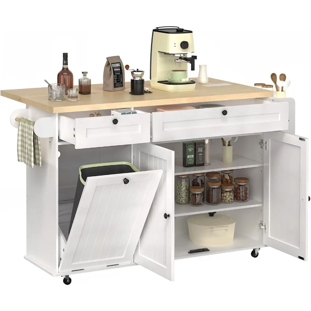 Kitchen-Islands-Table-Mobile-Kitchen-Island-With-Drop-Leaf-60-Wide-Home ...