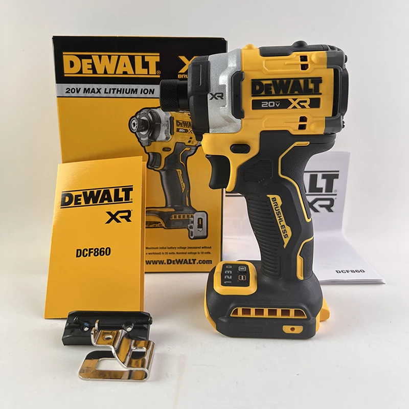 DeWalt-Brushless-DCF860-Lithium-Battery-High-Torque-Impact-Screwdriver ...