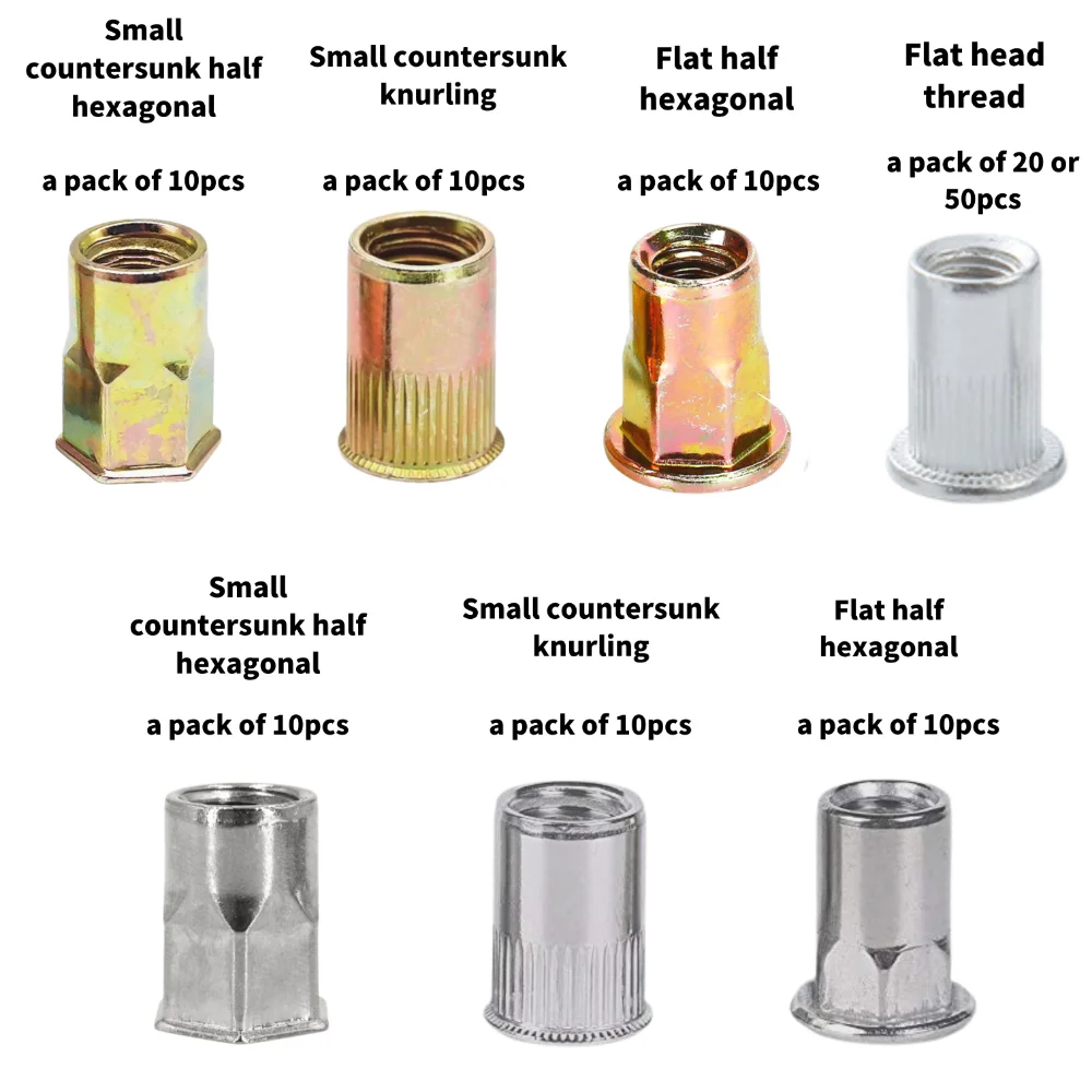 M3-M4-M5-M6-M8-M10-M12-Acero-inoxidable-Aluminio-chapado-con-Zinc ...