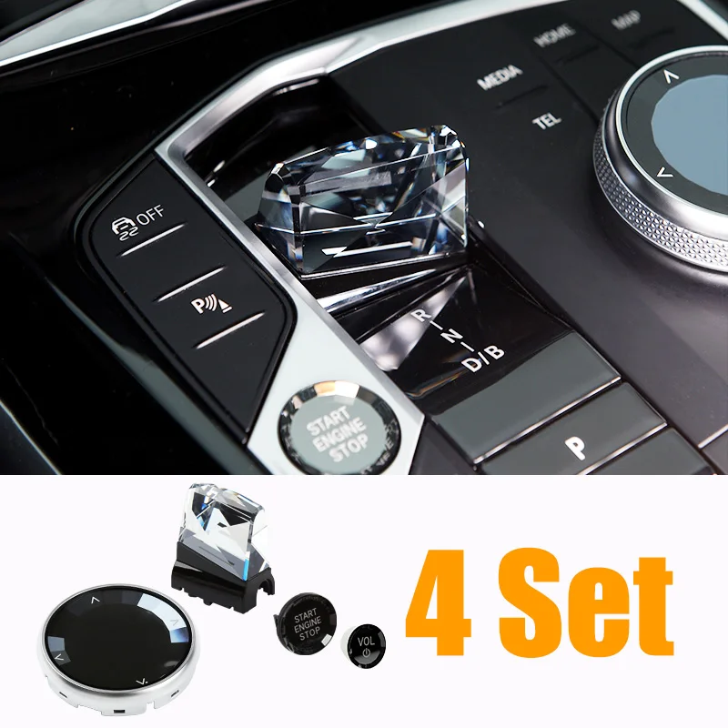 Newest-Crystal-Car-Gear-Shift-Lever-Stick-Heads-For-BMW-2-3-Series-i3 ...