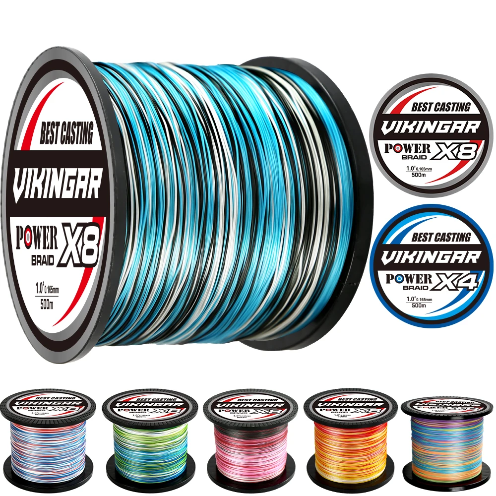 Thornsline Power Series 8 Strands 4 Strands Braided Fishing Line 1000M ...