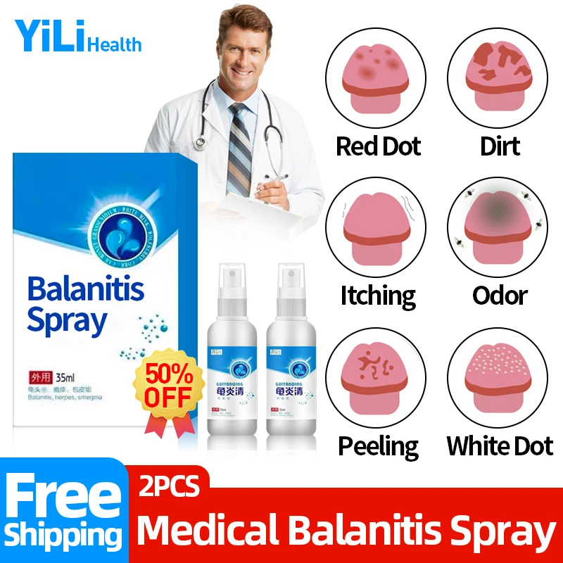 Balanitis-Antibacterial-Liquid-Penile-Genital-Herpes-Medical-Treatment ...