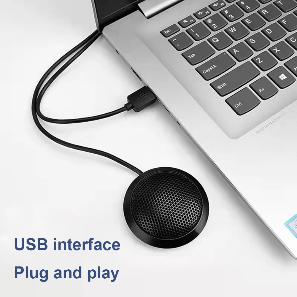 USB-3-5mm-Conference-Speaker-Microphone-with-Speakers-Omnidirection ...