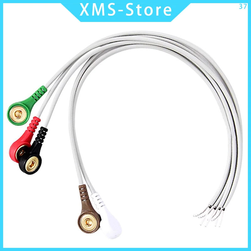 Universal-electrocardiograph-lead-wire-ECG-collection-line-electrode ...