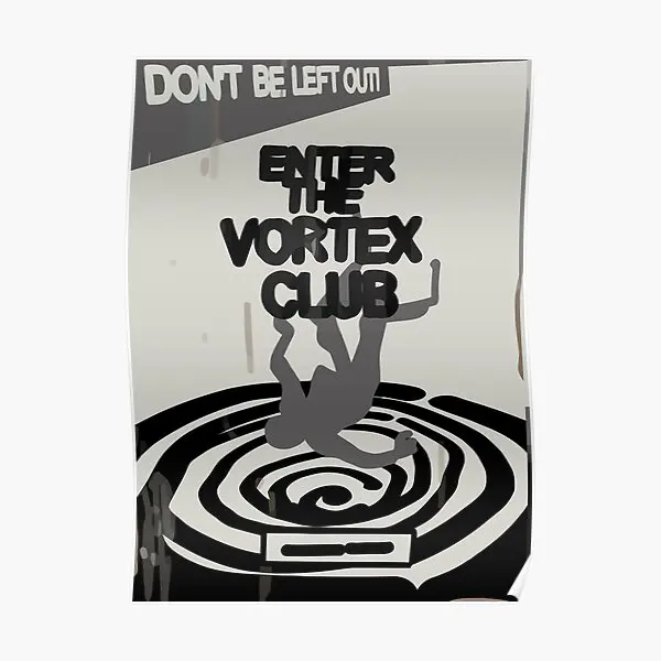 Enter-The-Vortex-Club-Poster-Wall-Art-Home-Mural-Picture-Decoration ...