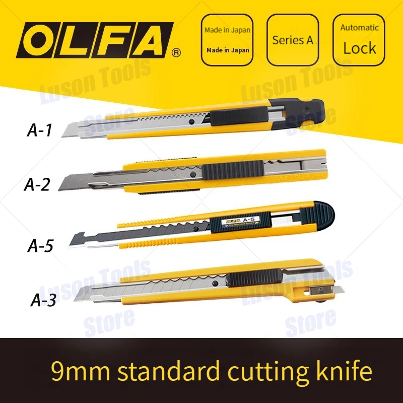Japan's genuine OLFA A-1/A-2/A-3/A-5 multi-model PRO art knife, 9mm small blade, used for art ...