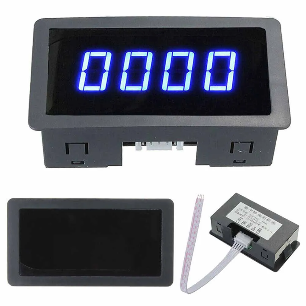 4-Digital-LED-Tachometer-RPM-Speed-Meter-Hall-Proximity-Switch-Sensor ...